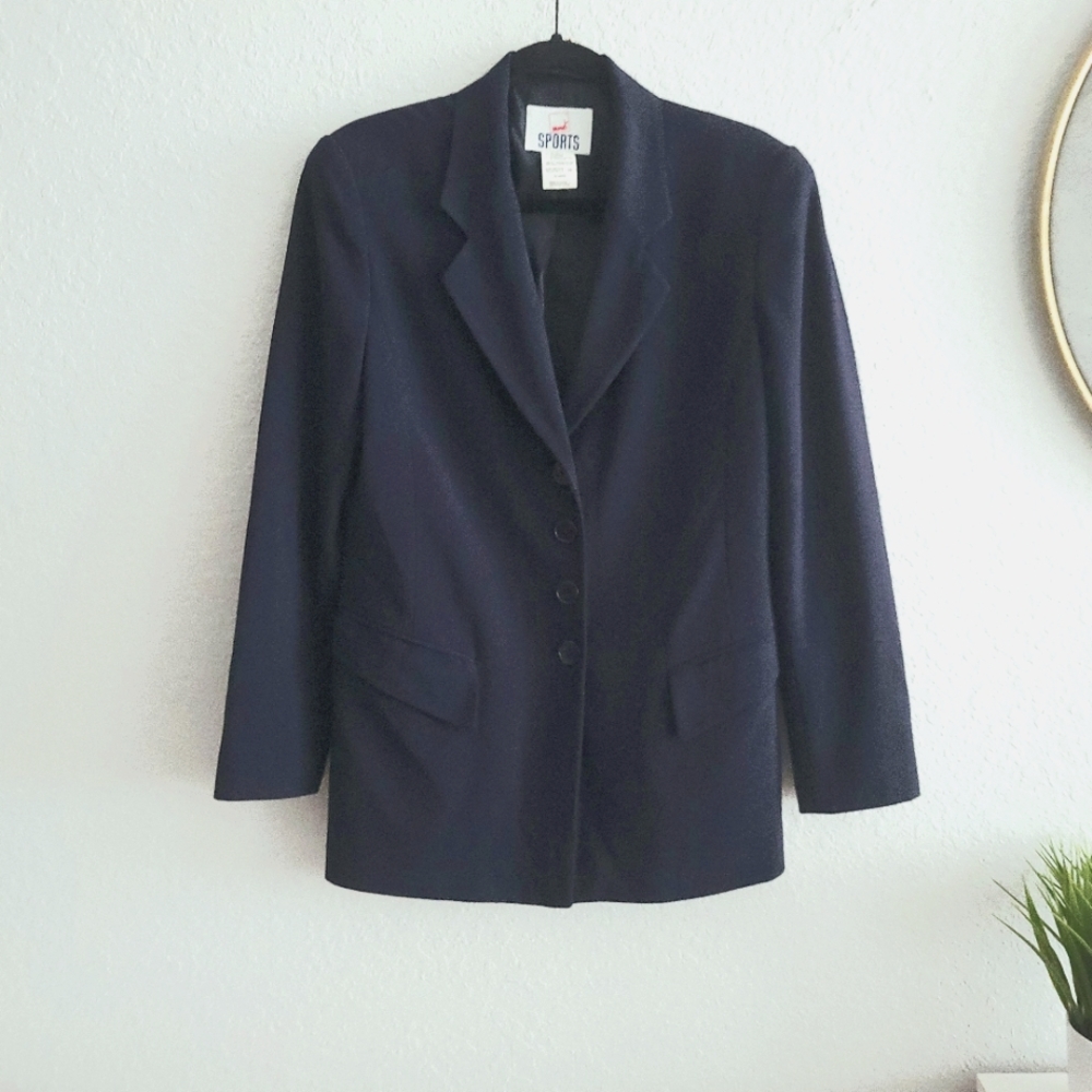 Mondi Sports Navy Four Button Blazer - Gem